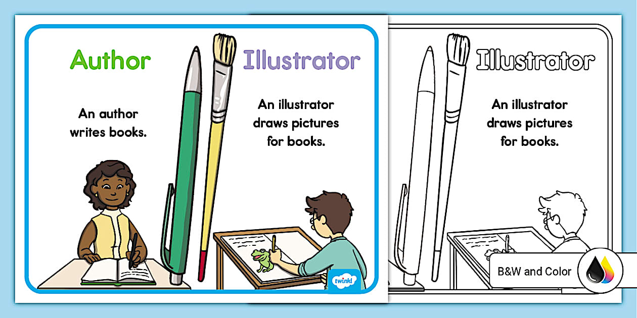 Author and Illustrator Poster (Teacher-Made) - Twinkl