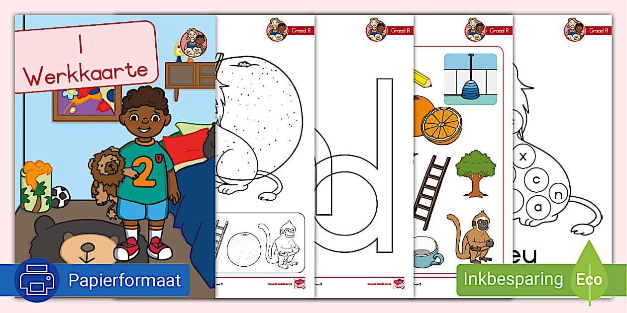 Graad R Klanke Persepsie Werkkaarte l - Twinkl