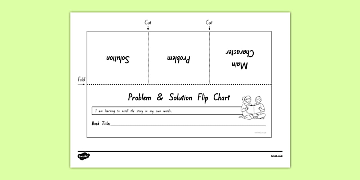 Problem and Solution Flip Chart Worksheet / Worksheet, worksheet