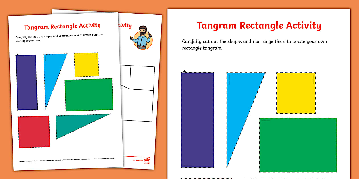 👉 Tangram Rectangle Activity Puzzle (teacher made)