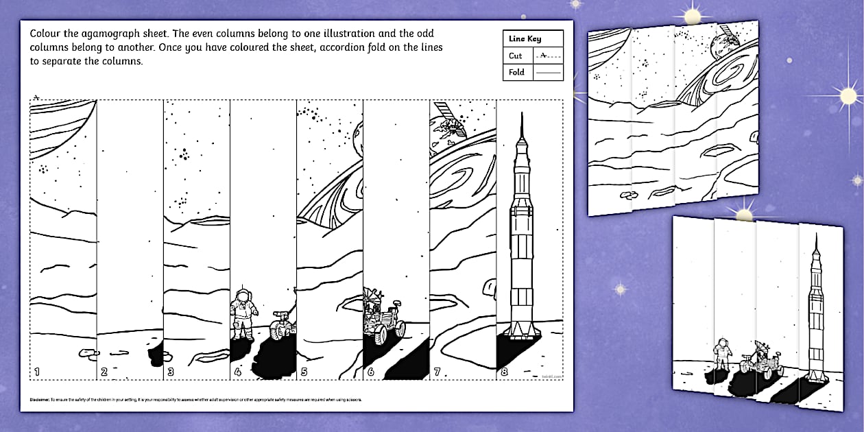 Space Agamograph (teacher made) - Twinkl
