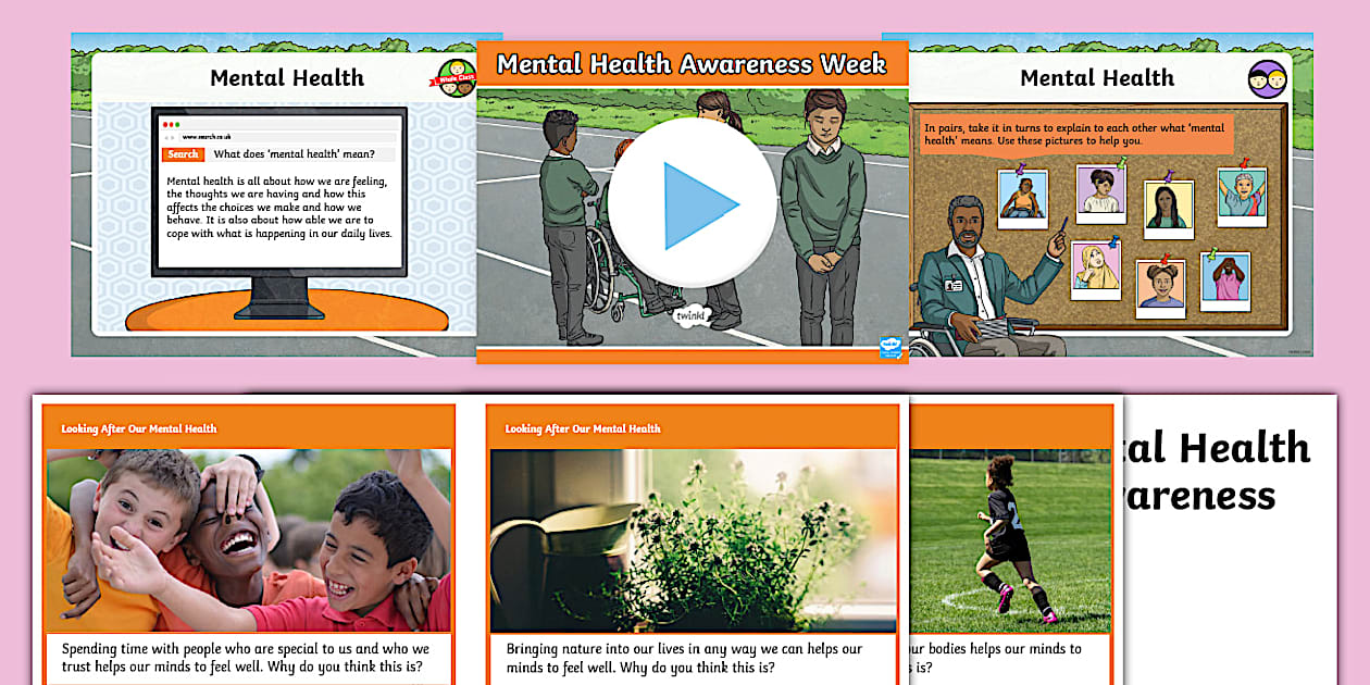 PSHE Lesson Pack UKS2 Mental Health Awareness Week Resources