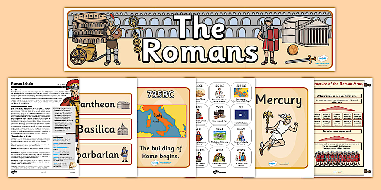 Romans in Britain Resource Pack (teacher made) - Twinkl