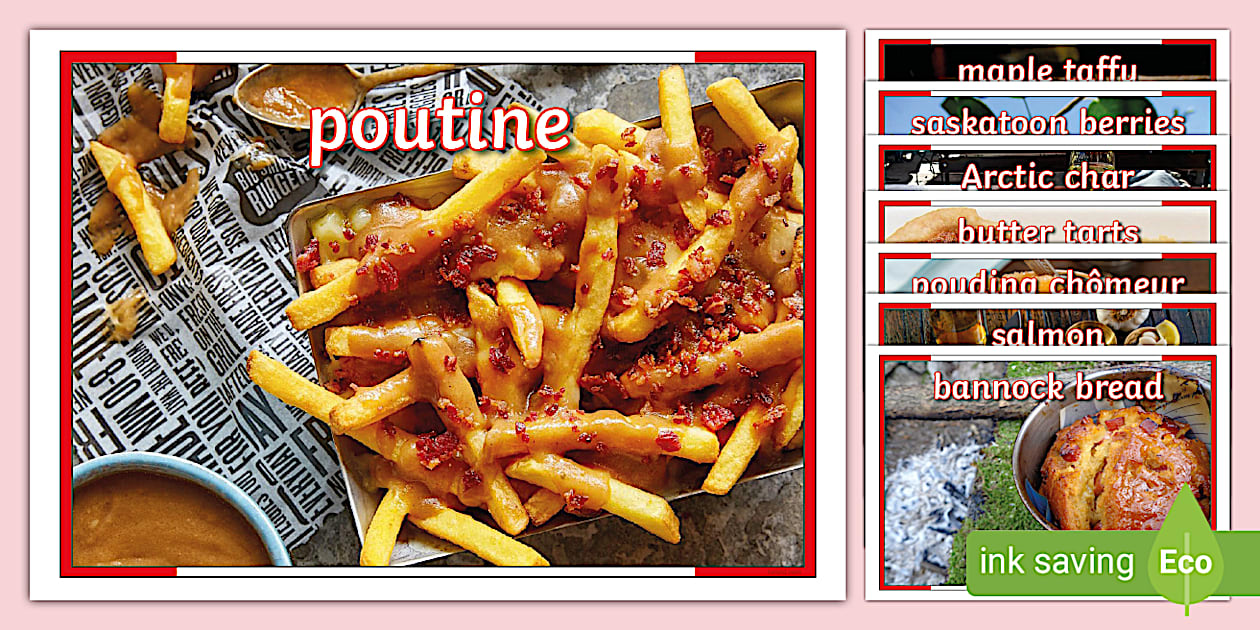 Canadian Food Photo Display Pack