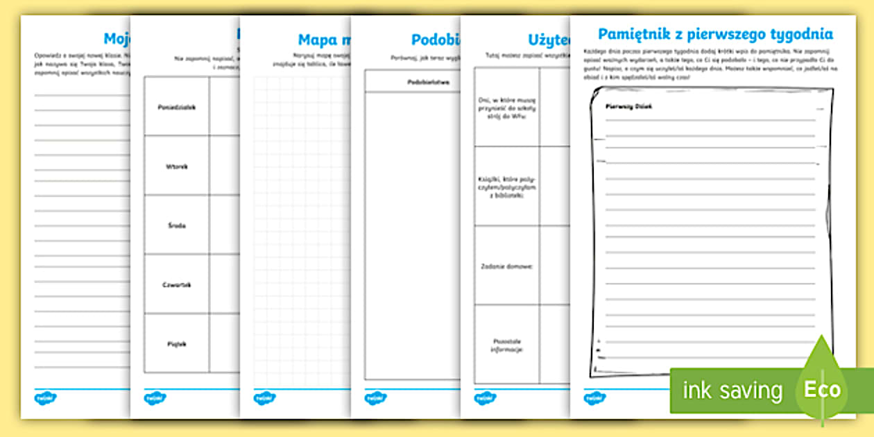 Zestaw na powrót do szkoły | Zestaw materiałów - Twinkl