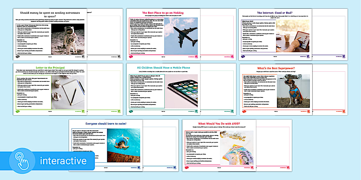 Year 5 NAPLAN-Style Writing Example Tests - Persuasive