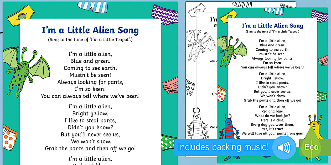 Alien Songs - Primary Resources (teacher made) - Twinkl