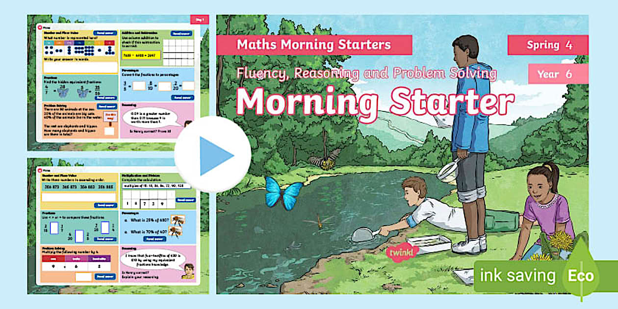👉 Year 6 Maths Spring Morning Starter PowerPoint 4
