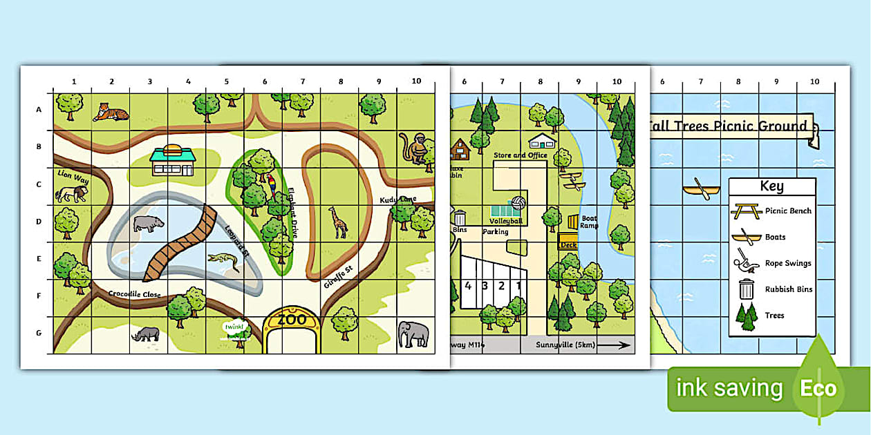 Geography Map Skills Worksheets PDF - Twinkl South Africa