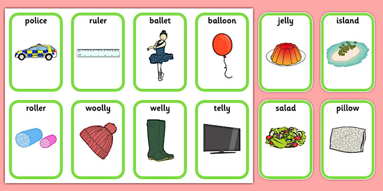 Medial l Playing Cards (Teacher-Made) - Twinkl