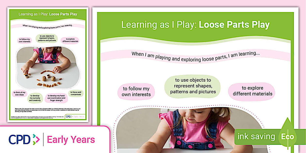 Learning as I Play: Loose Parts Play | CPD | Early Years