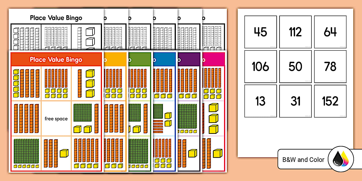 Place Value Bingo Flashcards | KS1 Place Value - Twinkl