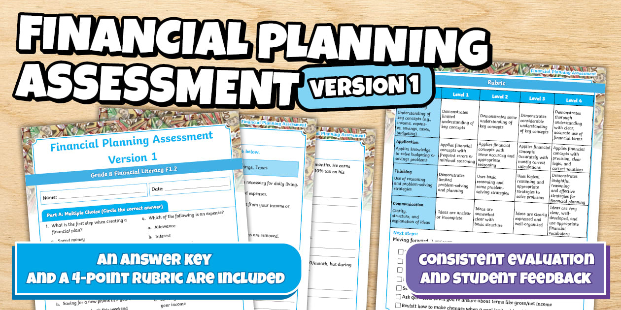 Financial Planning Assessment - Version 1