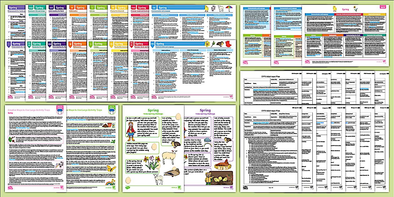 EYFS Spring Bumper Planning Pack for 2-5-Year-Olds - Twinkl