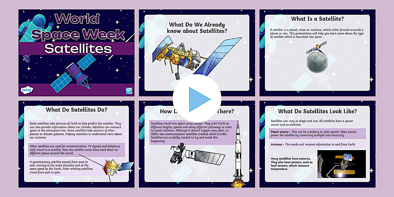 Satellites PowerPoint (teacher made) - Twinkl