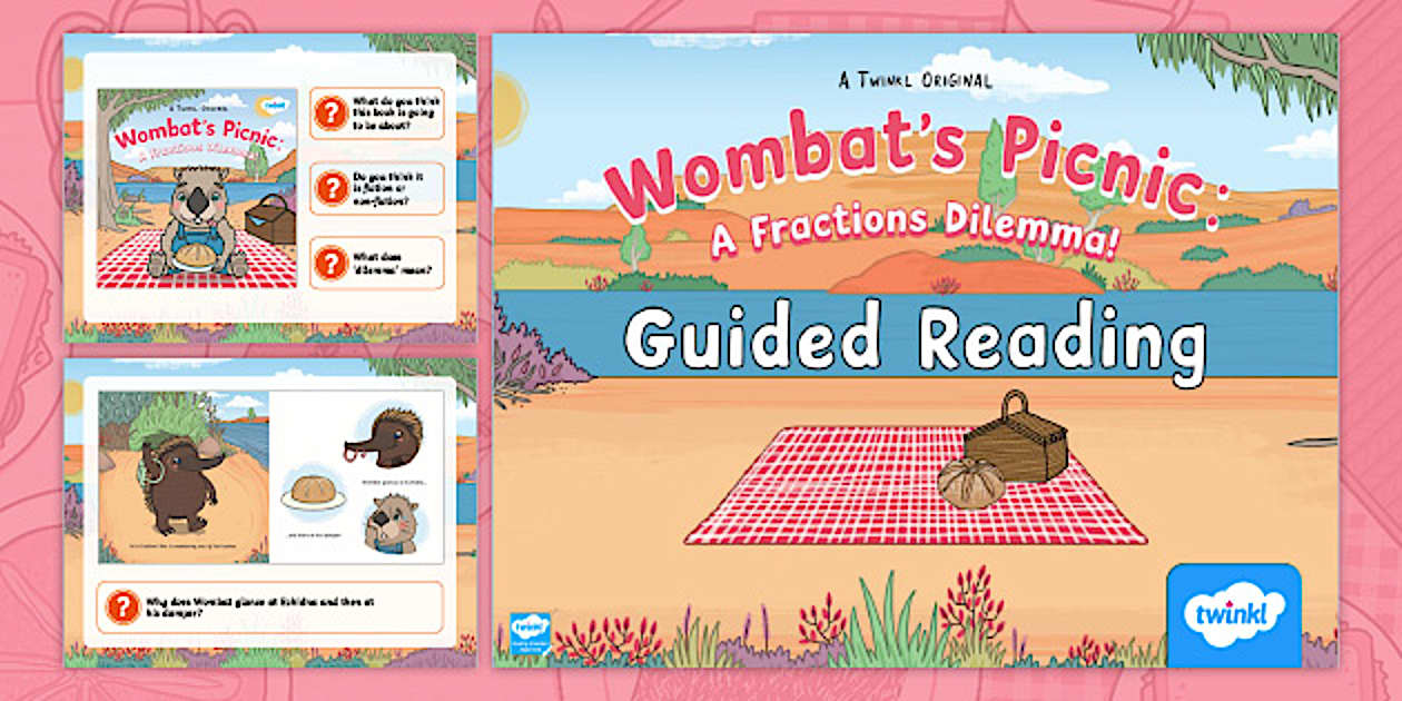 Wombat's Picnic Guided Reading PowerPoint (teacher made)