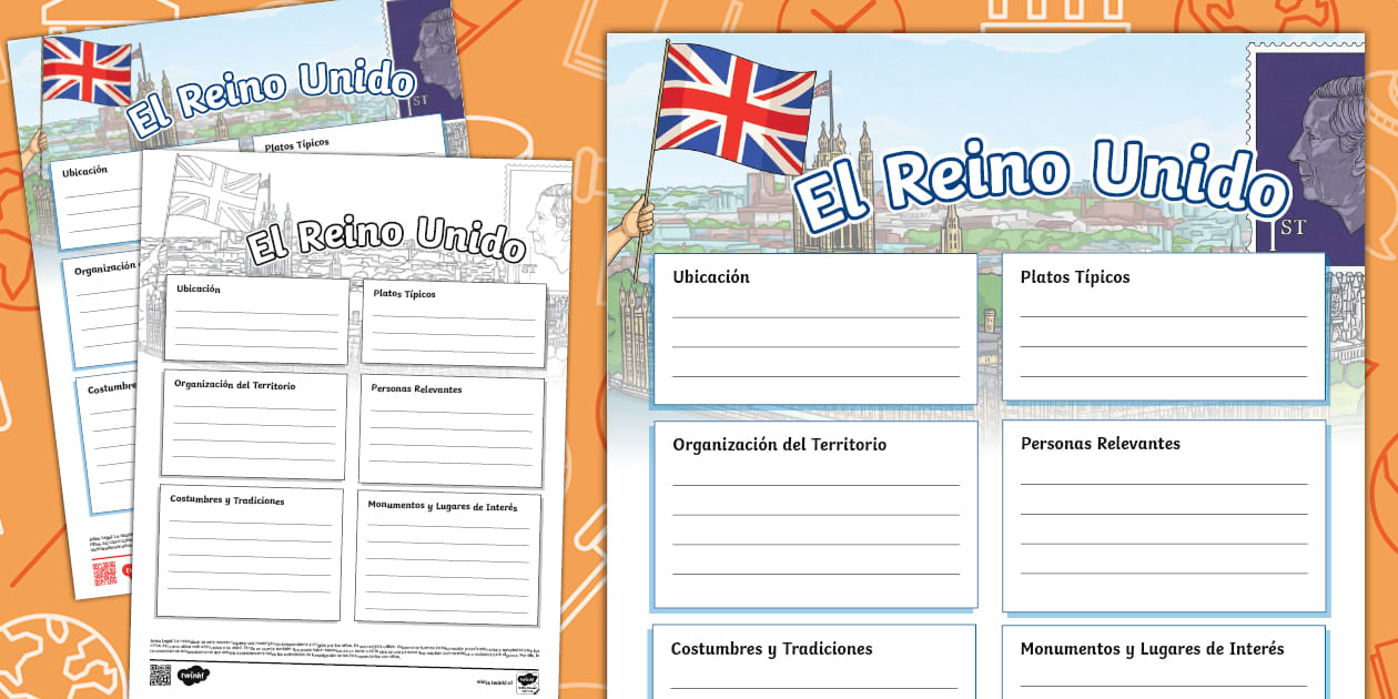 Ficha de investigación: El Reino Unido (teacher made)