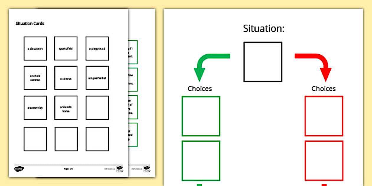 Older Learners My Choices Chart (teacher made) - Twinkl