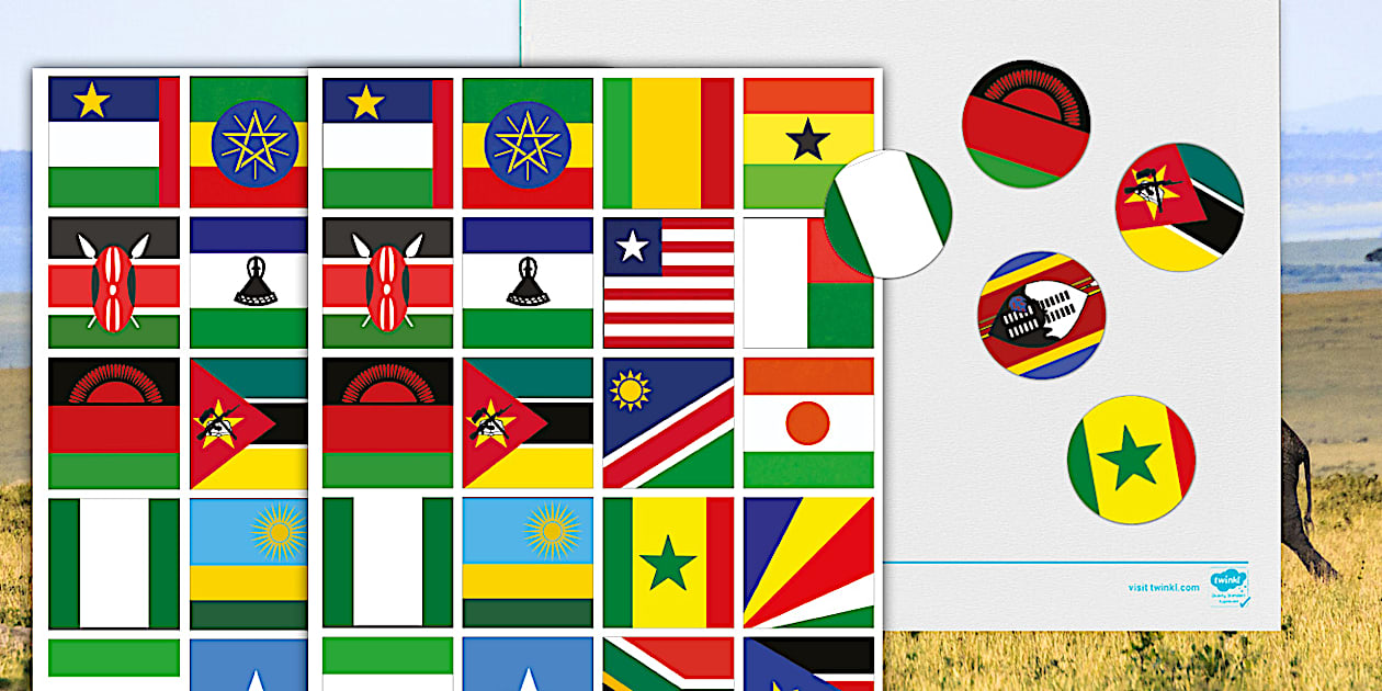 African World Heritage Day - African Flags of the World