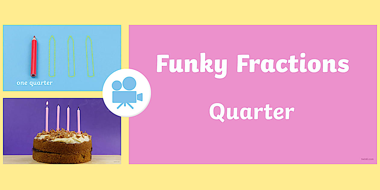 Fractions: Quarters KS1 Video | Twinkl Go! (teacher made)