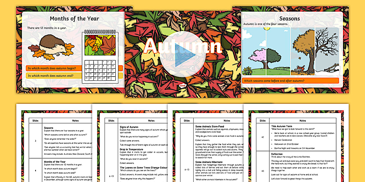 Autumn Assembly (teacher made) - Twinkl