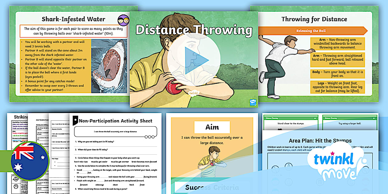 Move PE Y6 Striking and Fielding Lesson 3: Distance Throwing