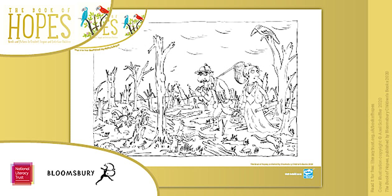 FREE! - The Book of Hopes: The Hope Hunters Colouring Sheet