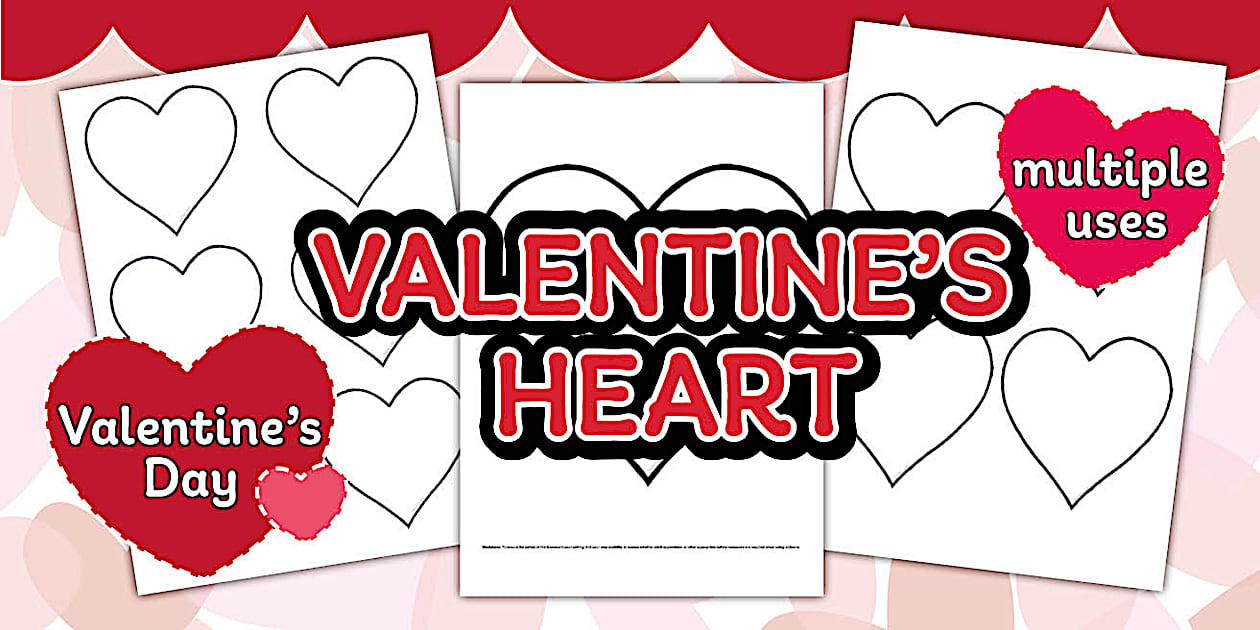 Valentine’s Day Heart Templates