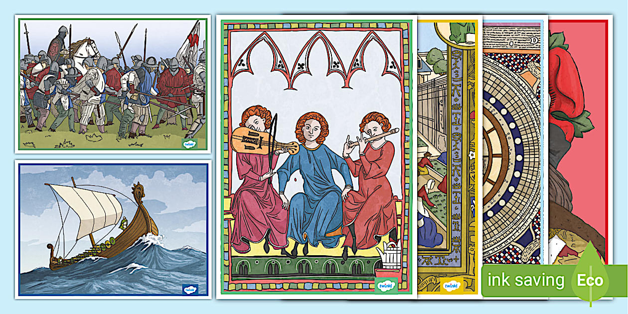 Medieval Art Posters (teacher made) - Twinkl