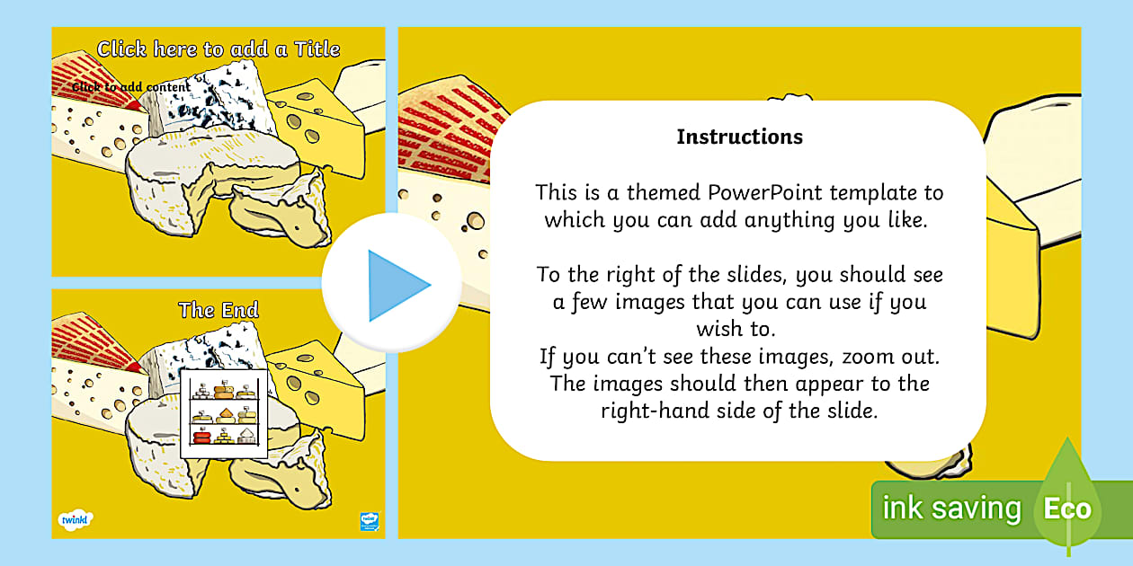 Free Cheese PowerPoint Template for Kids: Download now!