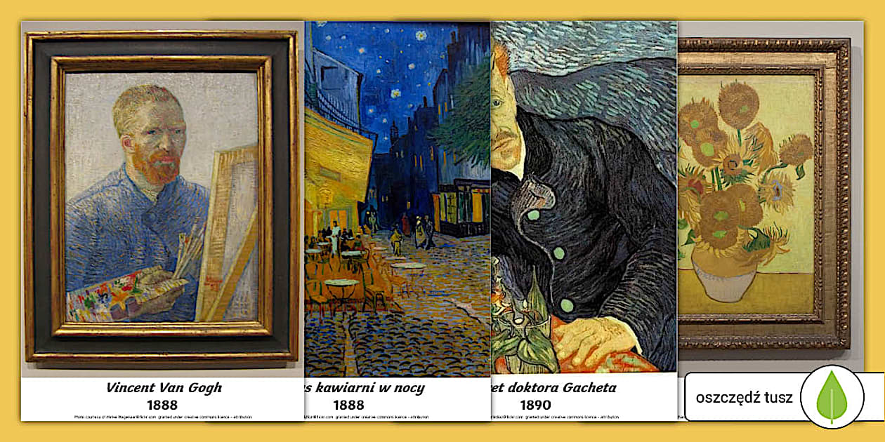 Vincent van Gogh | Plakaty z obrazami | Edukacja plastyczna