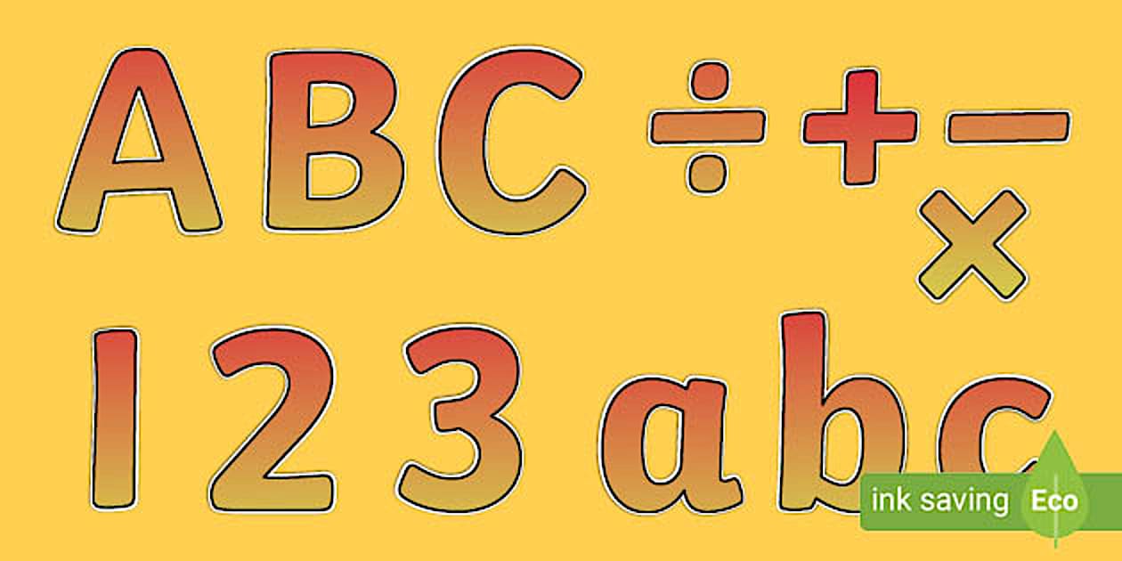 👉 Autumn Display Lettering (teacher made) - Twinkl