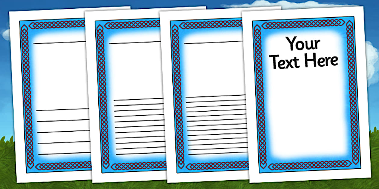 Viking Themed Writing Frames (teacher made) - Twinkl