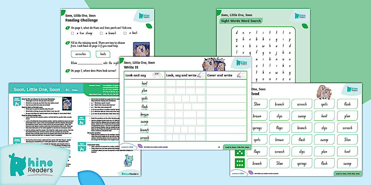 Level 4c Soon, Little One, Soon Guided Reading Pack - Twinkl