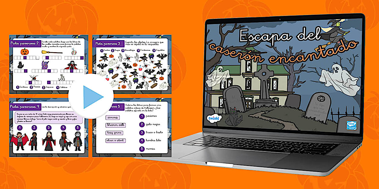 Escape Room: Escapa del caserón encantado - Halloween