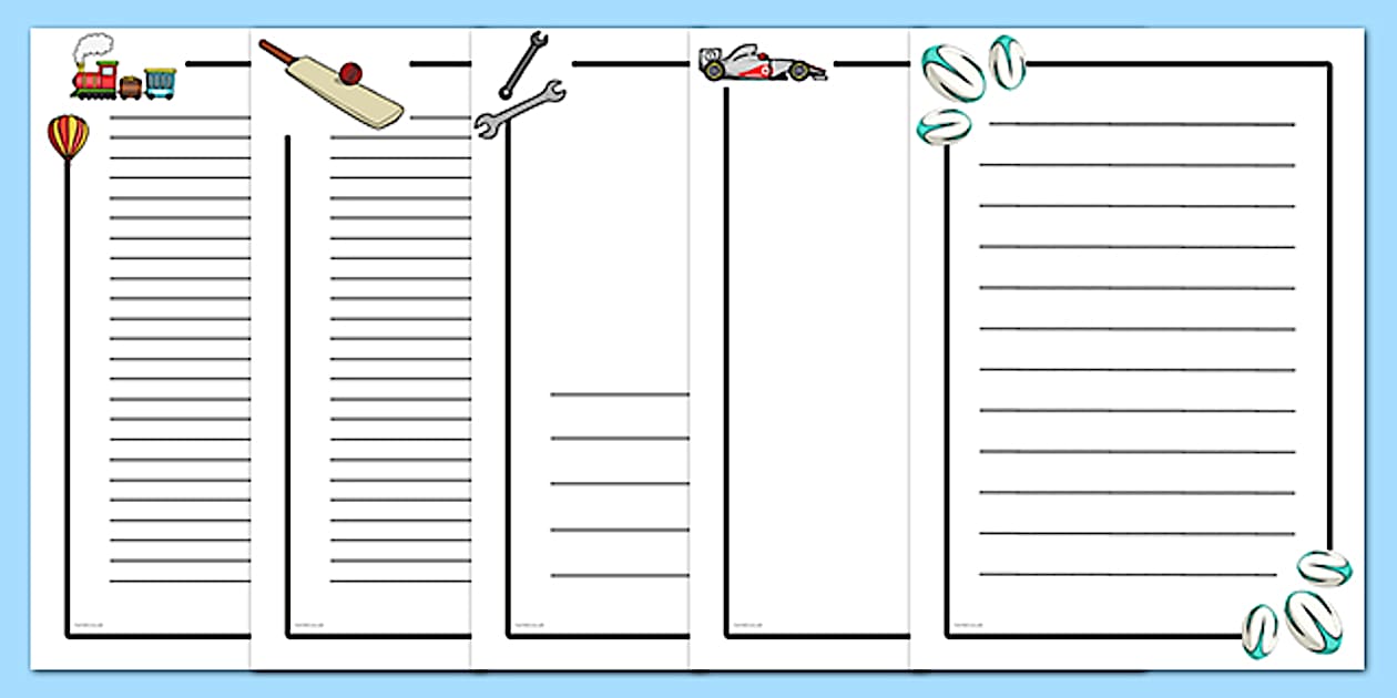 Father's Day Page Border Pack (teacher made) - Twinkl