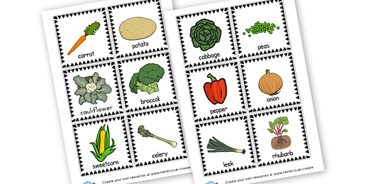 Vegetables and Fruit (Teacher-Made) - Twinkl