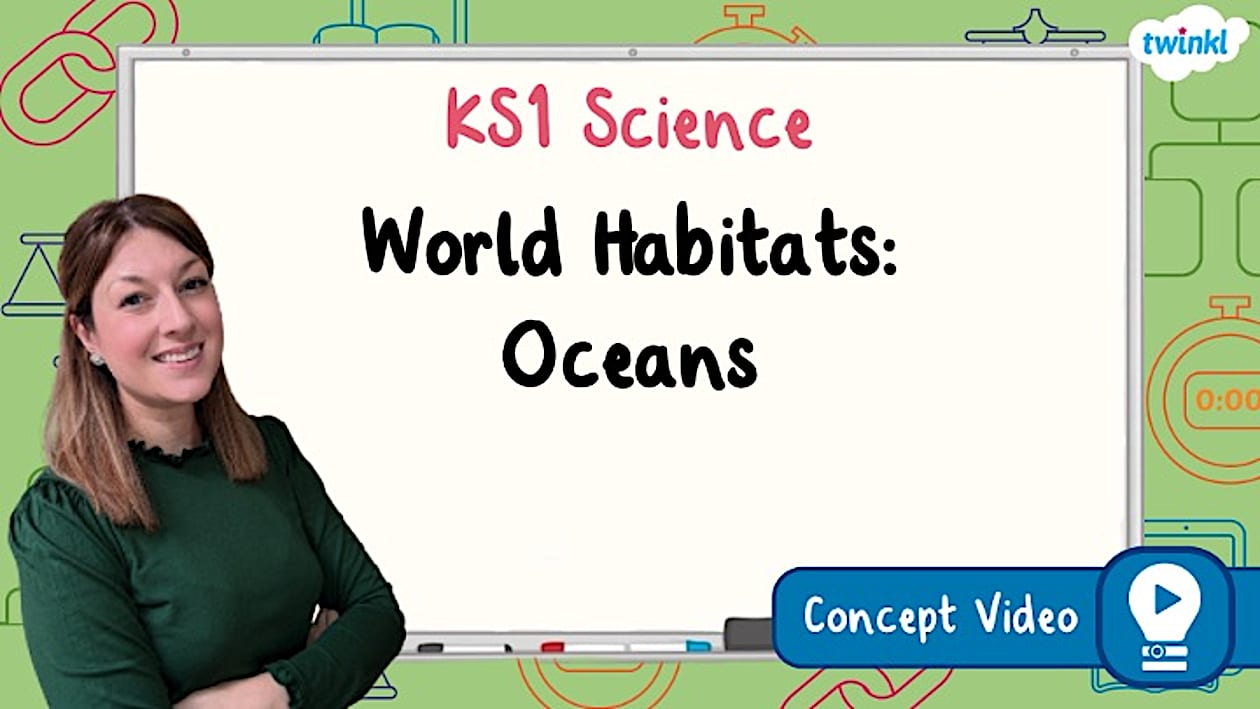 World Habitats: Oceans | KS1 Science Concept Video - Twinkl