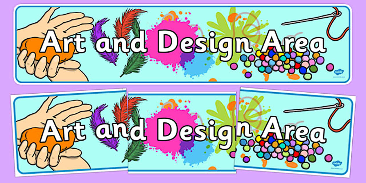 👉 EYFS Art and Design Display Banner (teacher made)