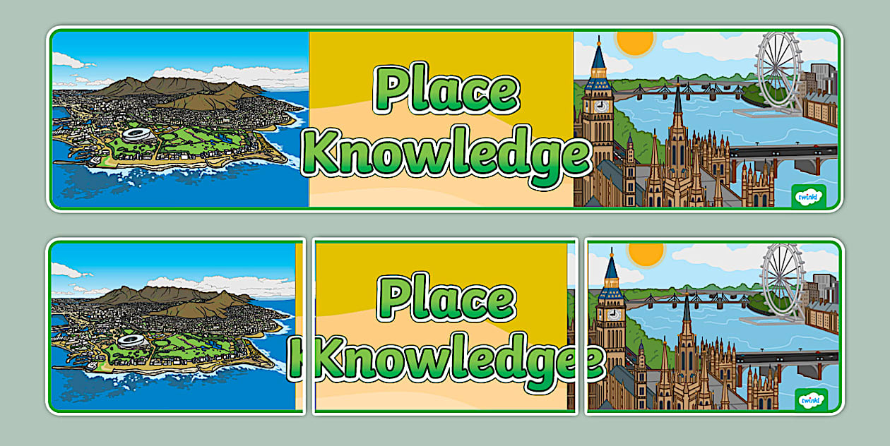 KS1 Place Knowledge Display Banner (Teacher-Made) - Twinkl