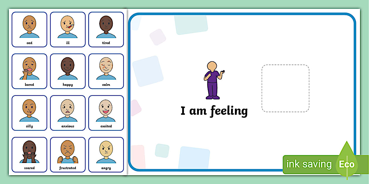 Twinkl Symbols: I am Feeling... Communication Board - Twinkl