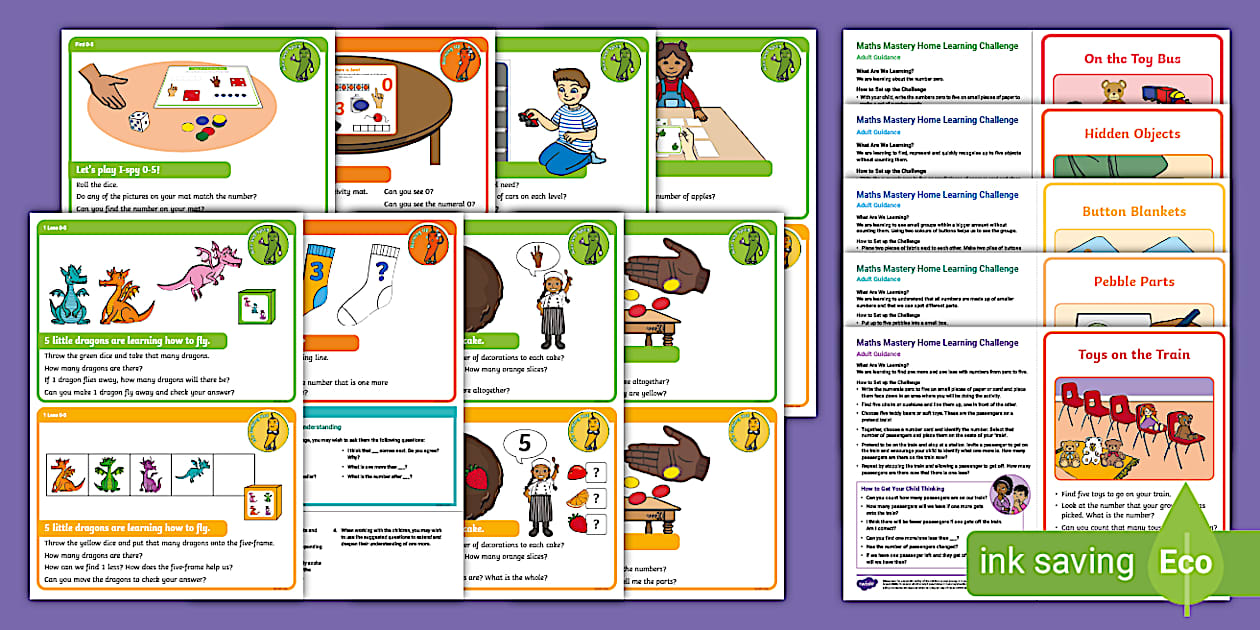 👉 EYFS Maths Challenges to Support White Rose Maths Alive in 5