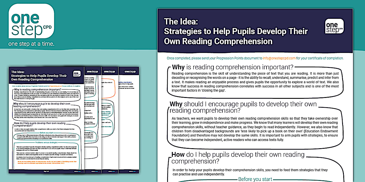 CPD: Inference Reading Comprehension Strategies - Twinkl