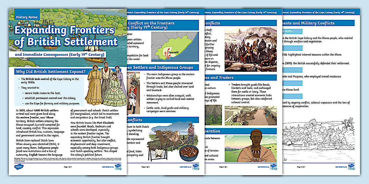 Grade 7 Notes: Expanding Frontiers of the Cape Colony