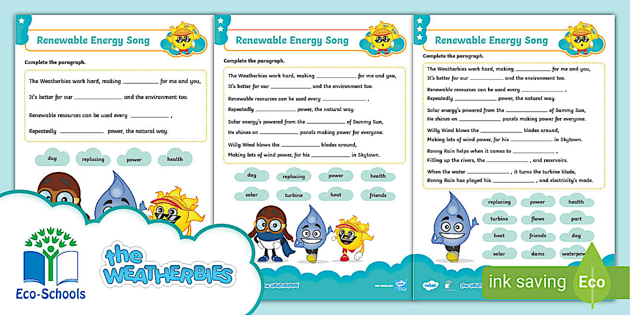 FREE! - The Weatherbies Renewable Energy Differentiated Activity