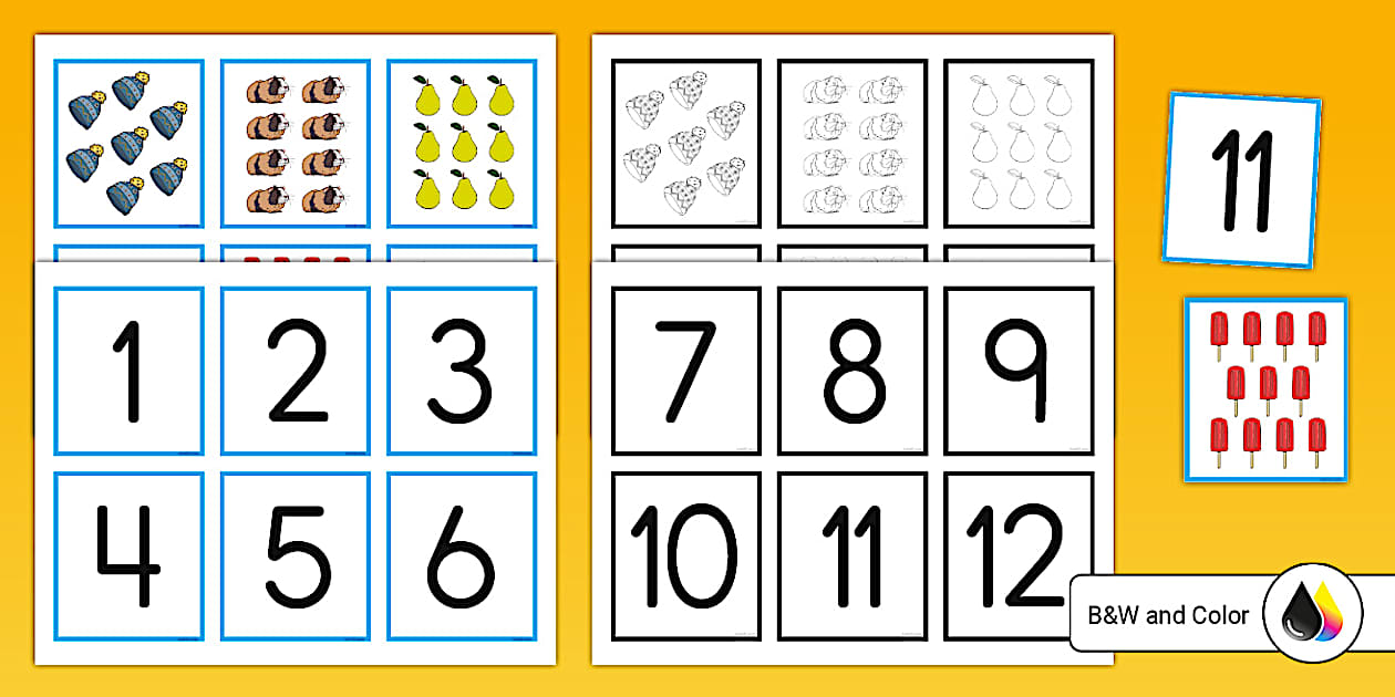 1-20 Number Cards for Kids | Resource | Twinkl USA - Twinkl