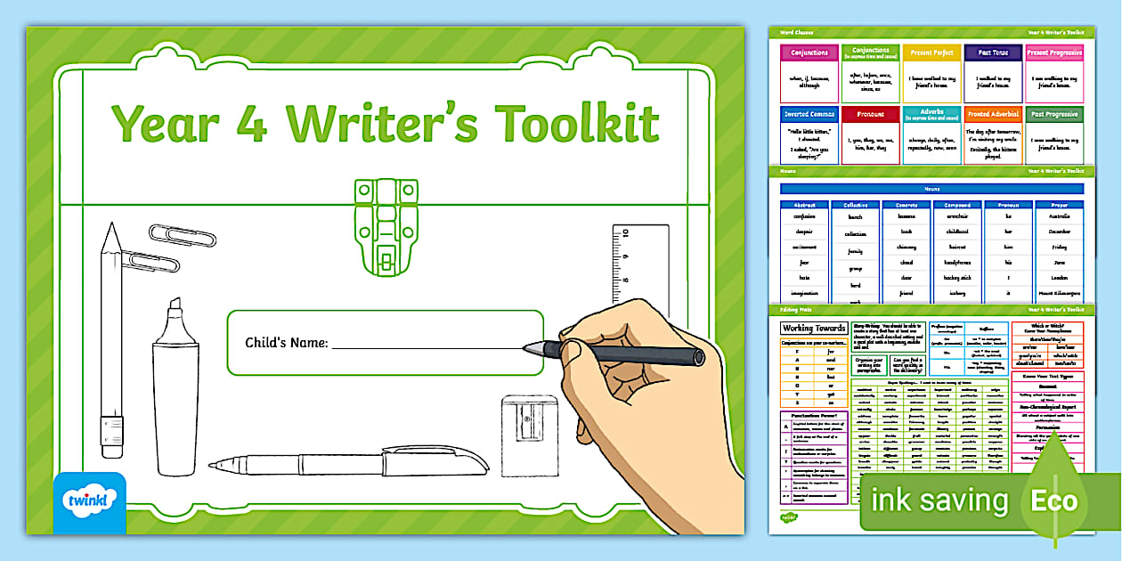 Year 4 Writer's Toolkit Booklet (teacher made) - Twinkl