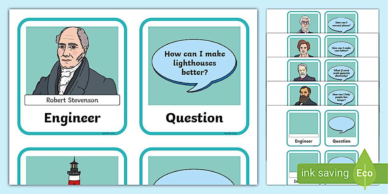 Scotland's Engineers Matching Cards (teacher made) - Twinkl