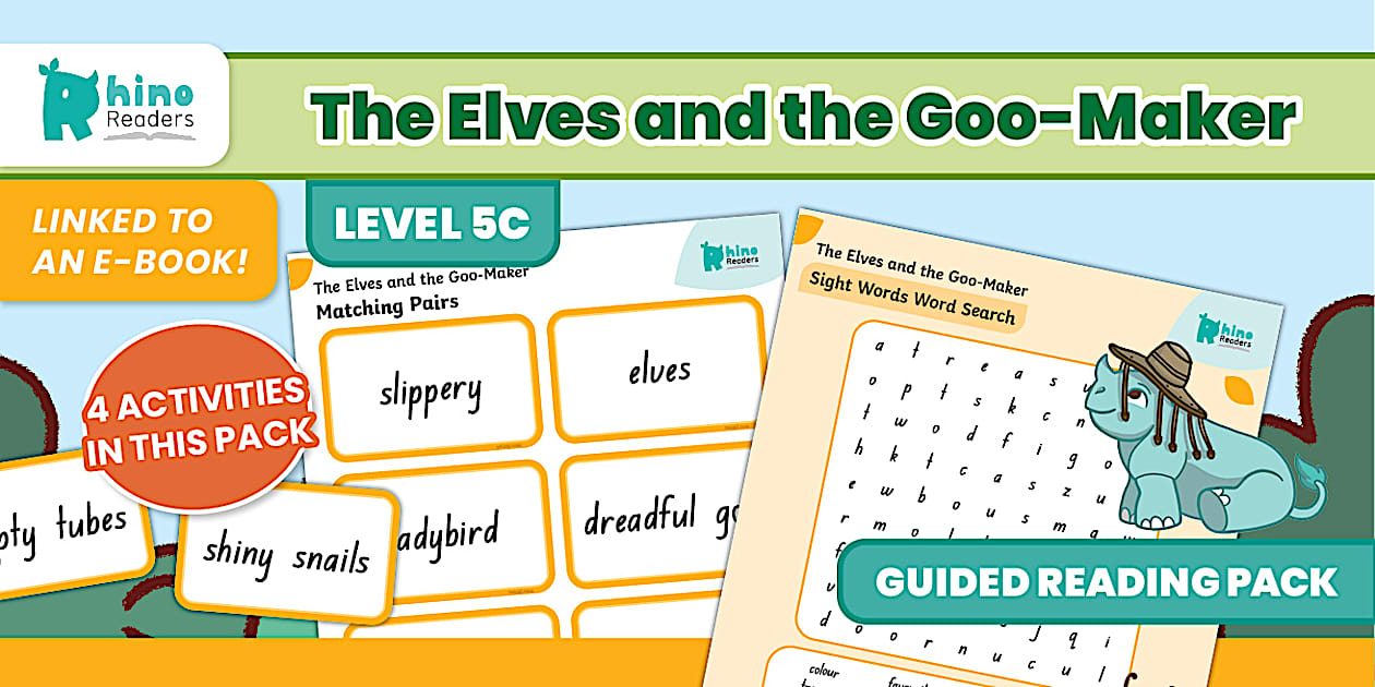 Level 5c The Elves and the Goo-Maker Guided Reading Pack