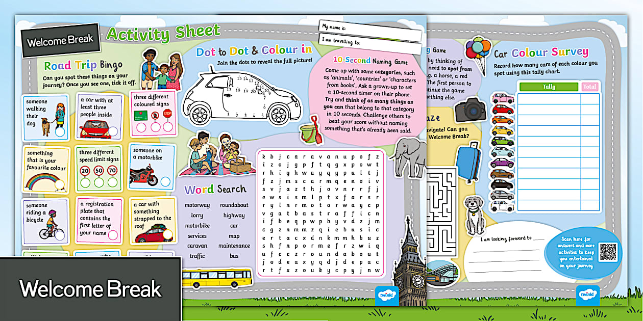 FREE! - Welcome Break: Spring Activity Mat [7-11] - Twinkl